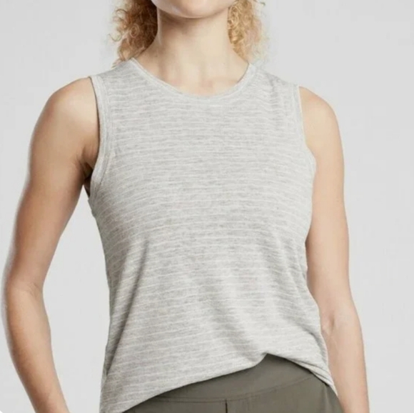 Athleta | Tops | Athleta Breezy Striped Tank | Poshmark